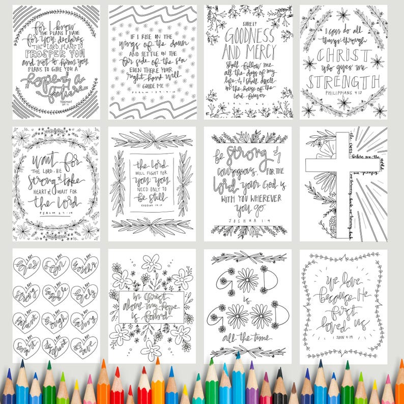 Valentines Day Bible Printable Craft, Scripture Activity, 1 Corinthians ...