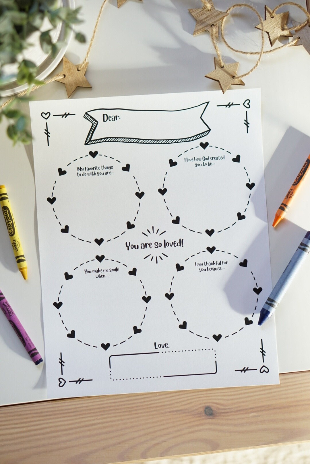 Christian Affirmation Coloring Activity Digital Download Bible Verse ...