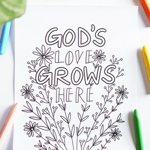 Spring Bible Verse Coloring Sheets Set 2 Printable - Etsy