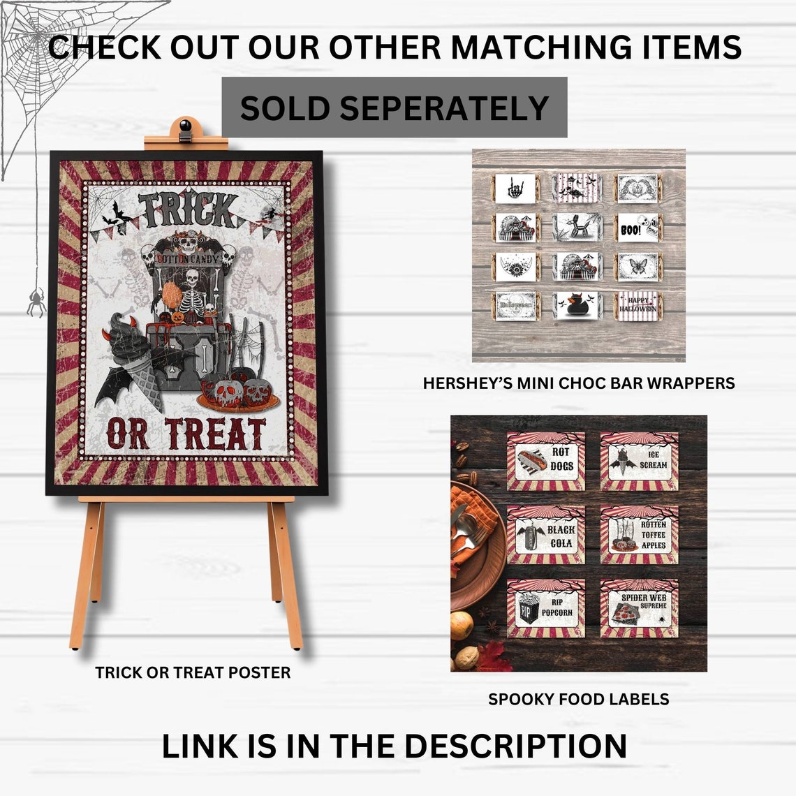 Halloween Charades Game: Carnevil Theme, 54 Printable Cards (PDF) - Etsy