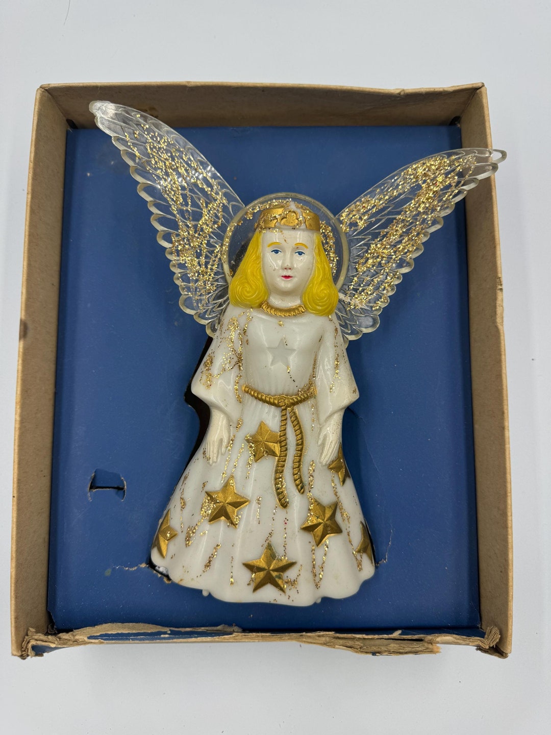 Vintage 1940s Paramount Illuminated Angel With Box - Etsy