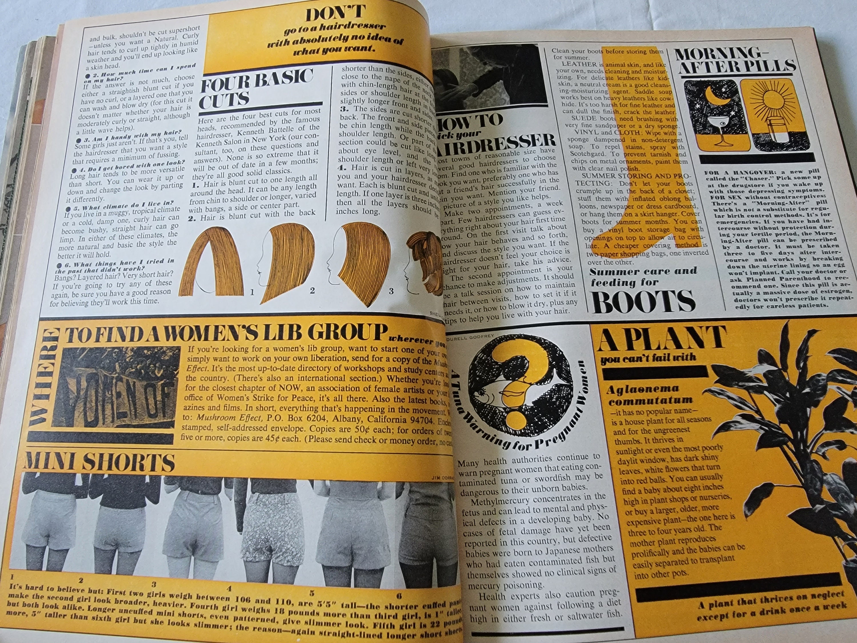 MAY 1971 GLAMOUR MAGAZINE Hand Drawn Ads - Etsy