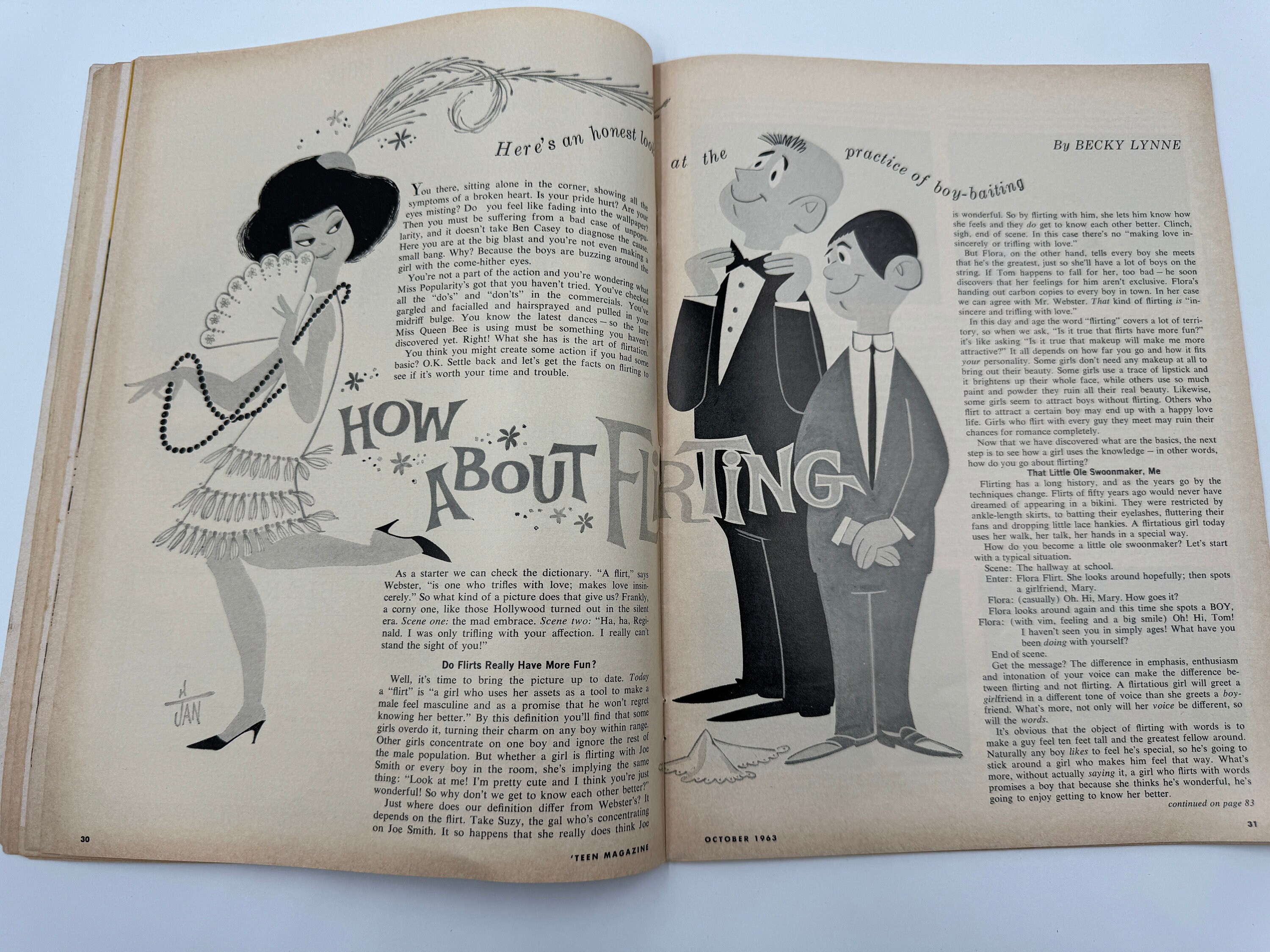 October 1963 TEEN Magazine: Freckle Contest, Vintage Fashion - Etsy