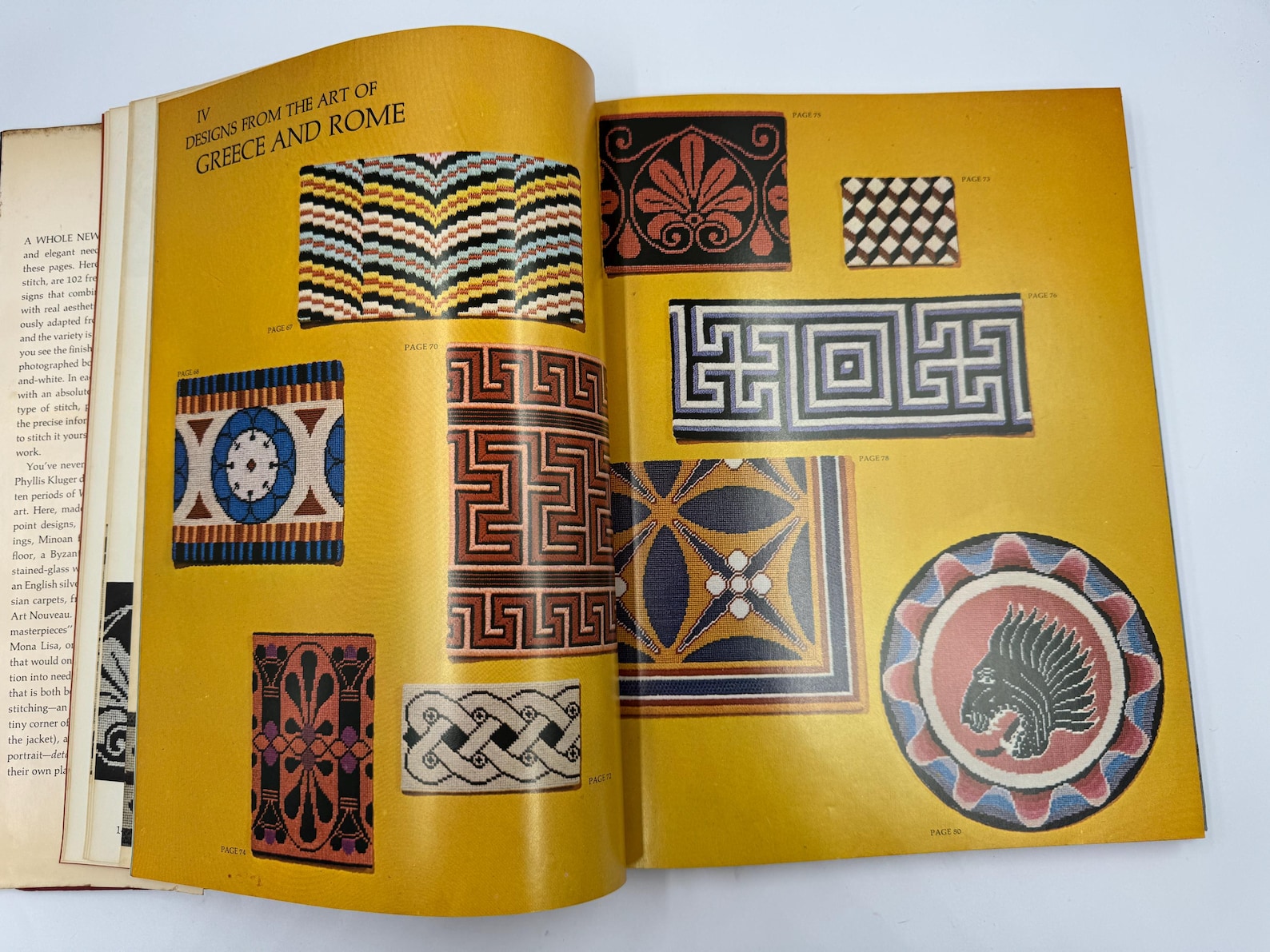 Needlepoint Gallery Patterns From the Past 1975 Phyllis Kluger Vintage ...