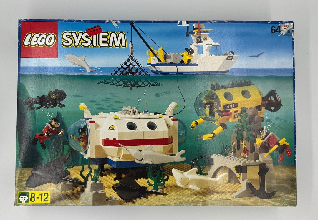 1997 Lego Set 6441 DEEP REEF REFUGE 100% Complete With Box and ...