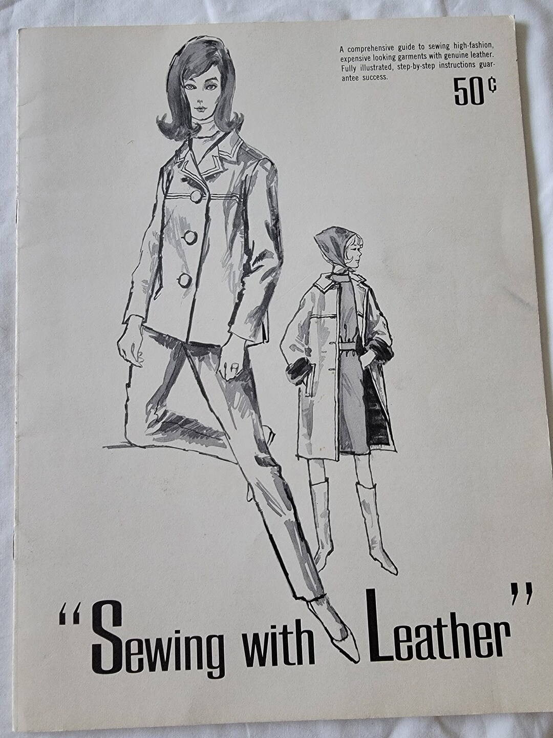 1959 Tandy Leather SEWING WITH LEATHER Leaflet, Handy Tips - Etsy