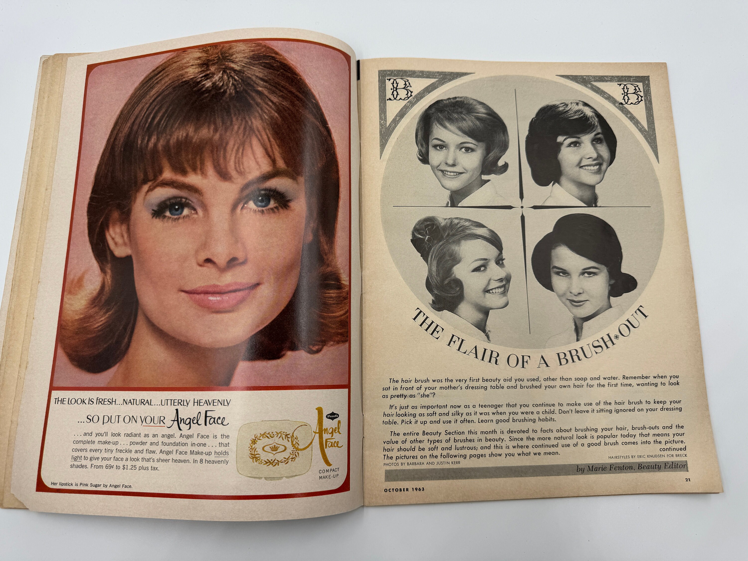 October 1963 TEEN Magazine: Freckle Contest, Vintage Fashion - Etsy