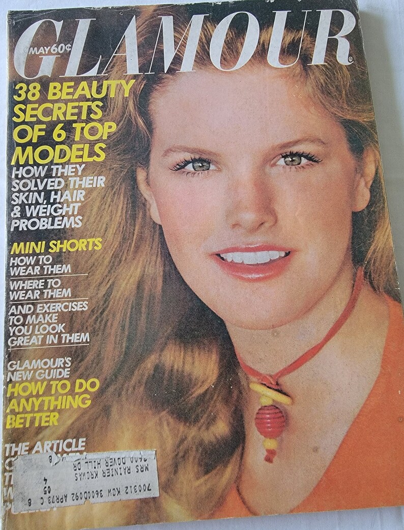 MAY 1971 GLAMOUR MAGAZINE Hand Drawn Ads - Etsy