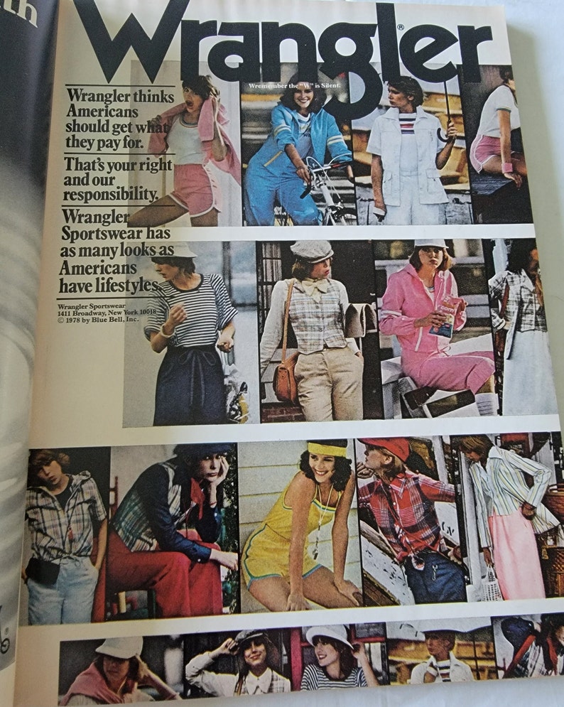 MARCH 1978 GLAMOUR MAGAZINE - Etsy