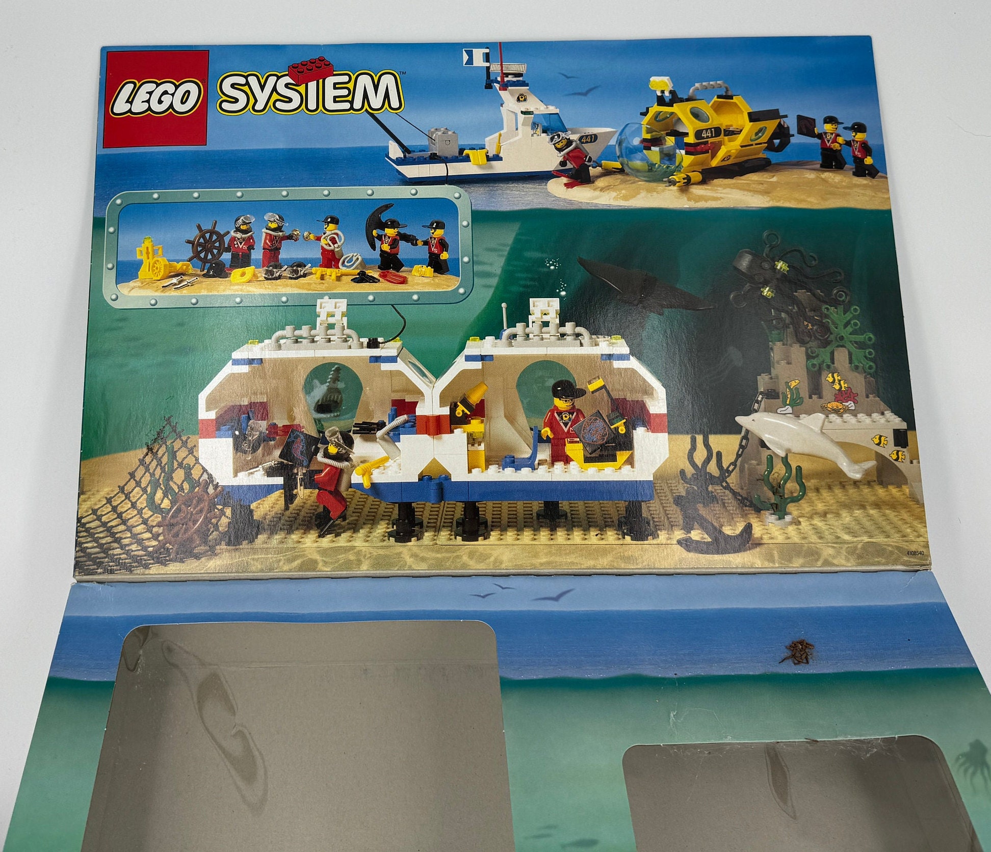 1997 Lego Set 6441 DEEP REEF REFUGE 100% Complete With Box and ...