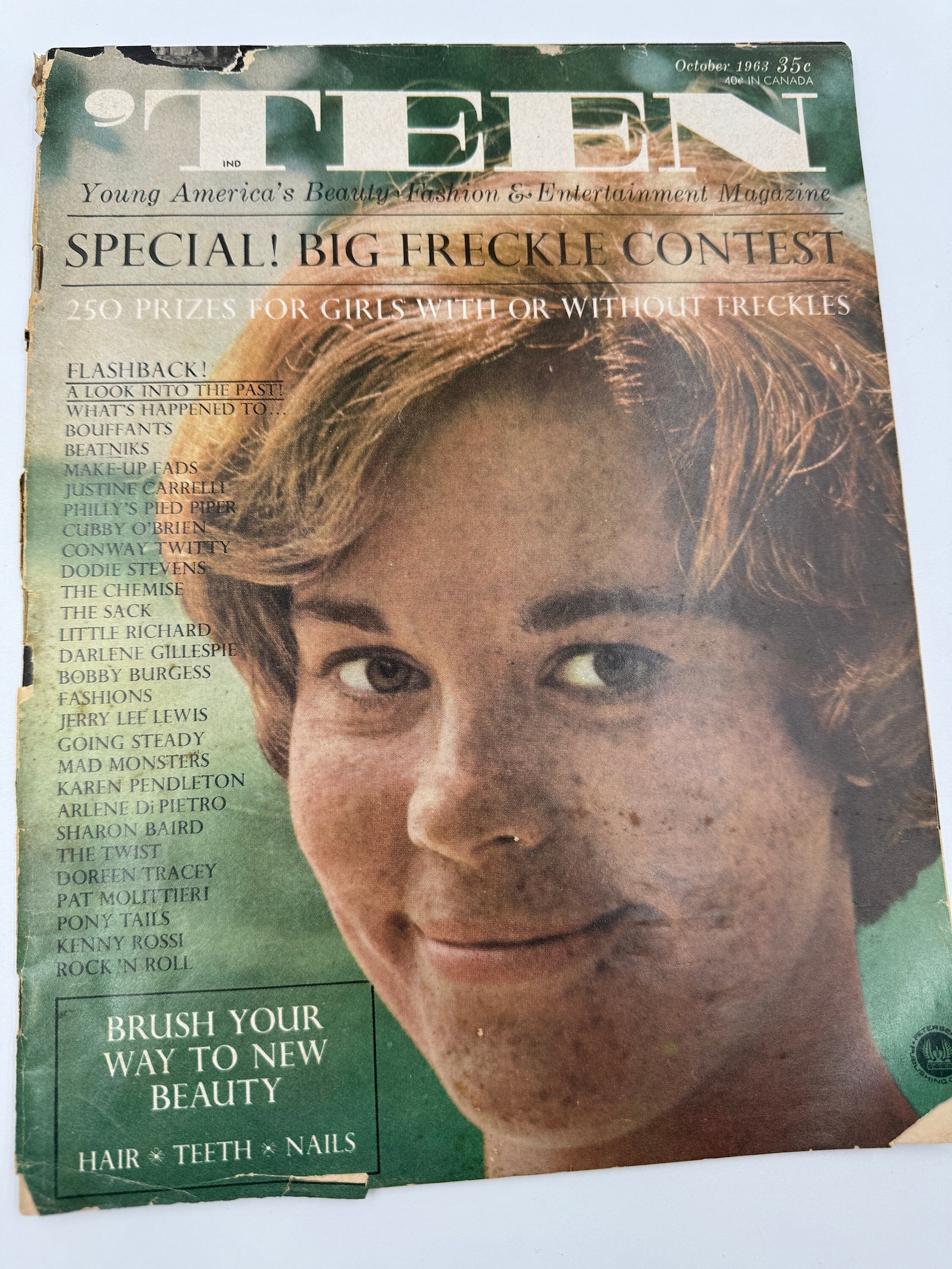 October 1963 TEEN Magazine: Freckle Contest, Vintage Fashion - Etsy