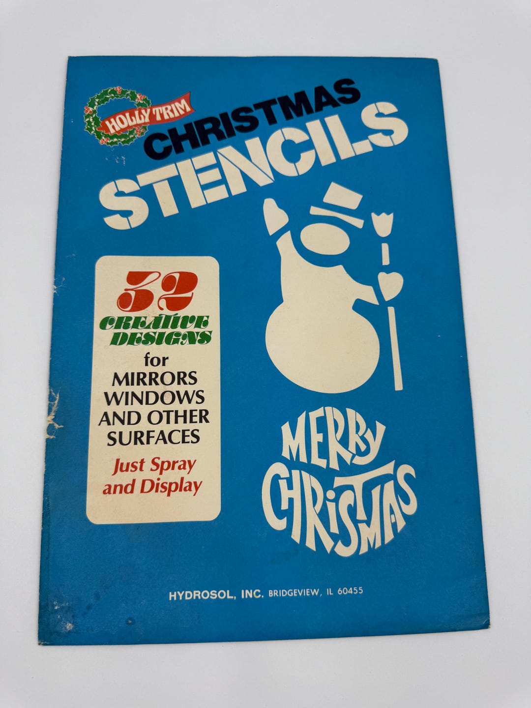 Vintage HOLLY TRIM Christmas Stencils, Window Sprays and Crafts! - Etsy