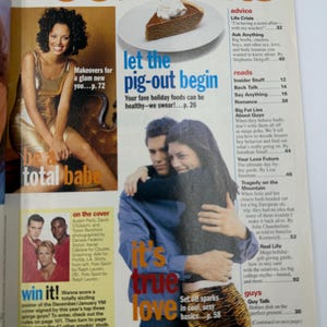 DECEMBER 1996 YM MAGAZINE, 90's Hotties Galore! - Etsy