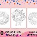 20 Pages Unicon Coloring Sheets, Cute Unicorn Coloring Pages for Kids ...