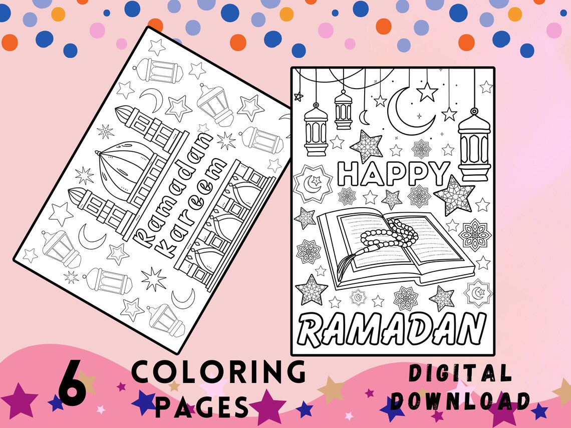 Ramadan Coloring Pages, Adualt Coloring Sheets, Coloring Pages for Kids ...