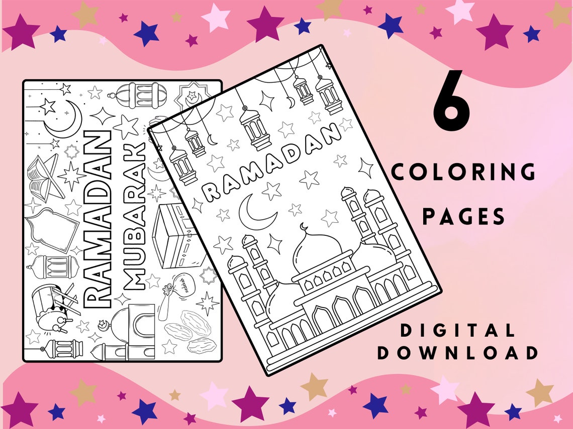 Ramadan Coloring Pages, Adualt Coloring Sheets, Coloring Pages for Kids ...