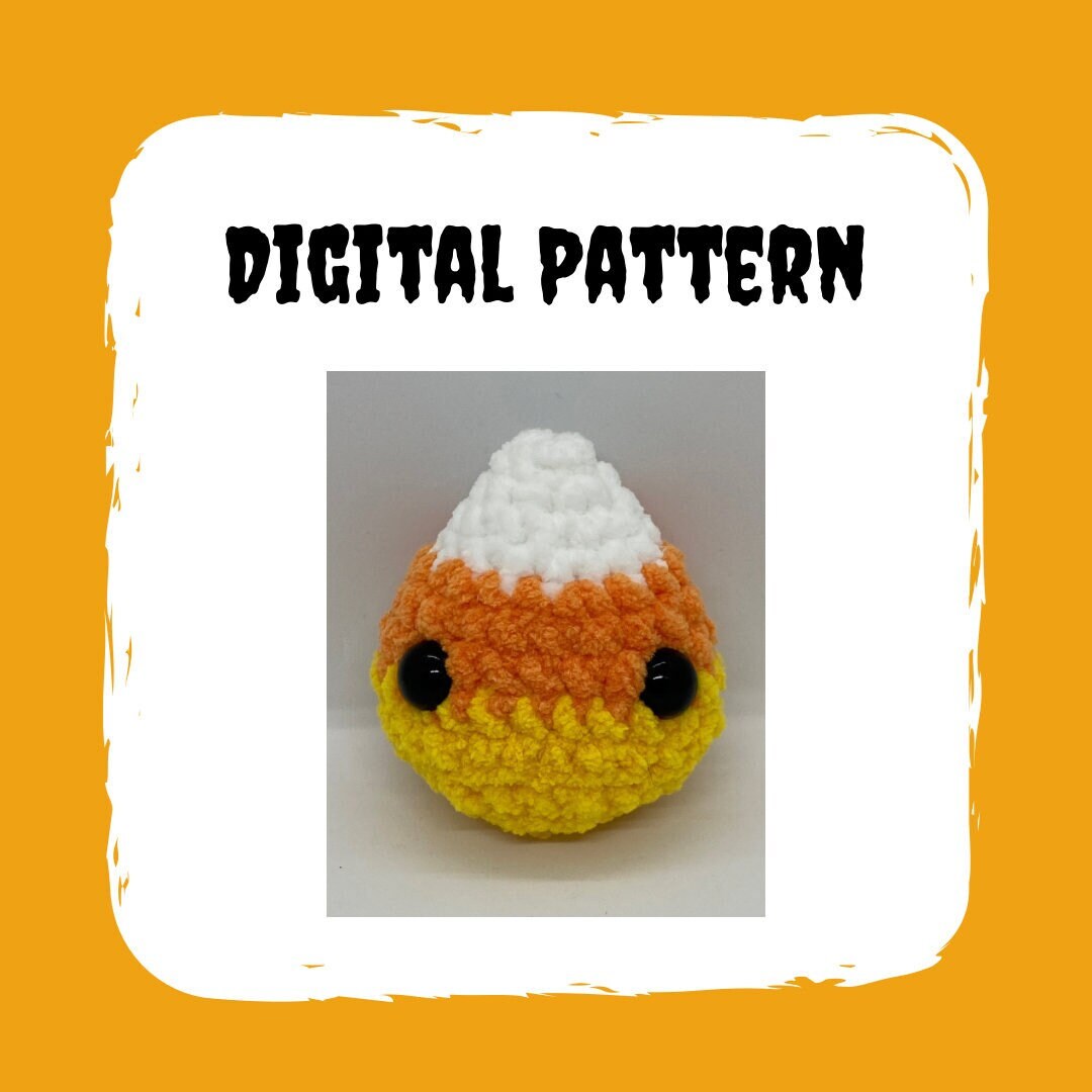 No Sew Candy Corn Plush Digital Pattern, PDF FILE ONLY, Halloween ...