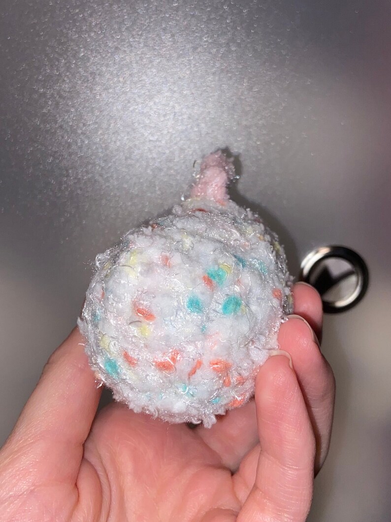 Mini Birthday Cake Chicken Plushie, Funfetti Crochet Chicken, Handmade ...