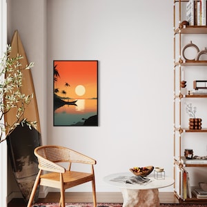 BANGKA SUNSET | Philippines | Filipino Wall Art | Philippines Art ...