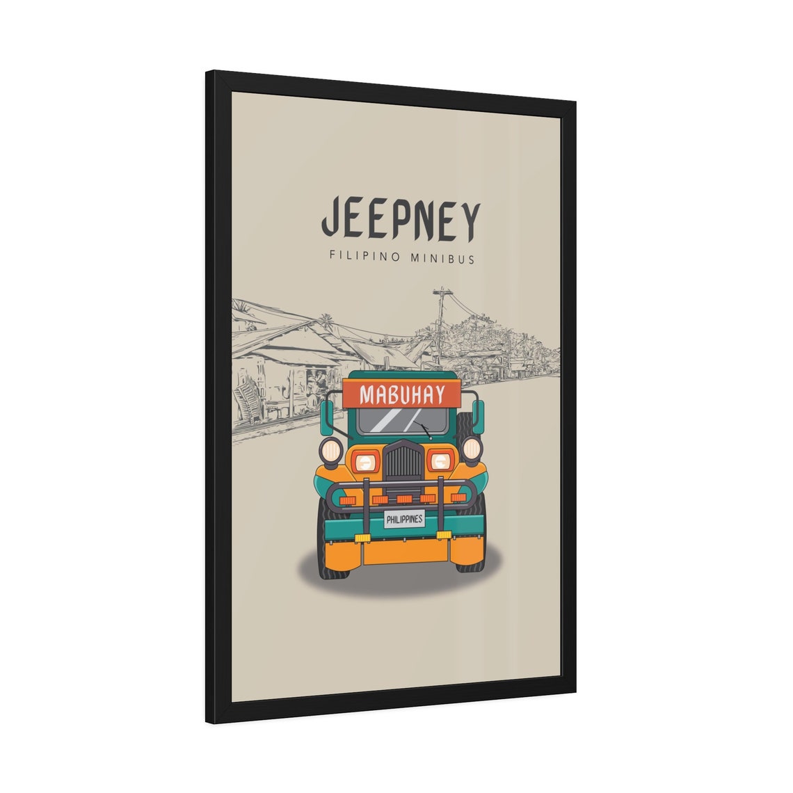 JEEPNEY Filipino Art Philippines Poster Philippines Wall - Etsy