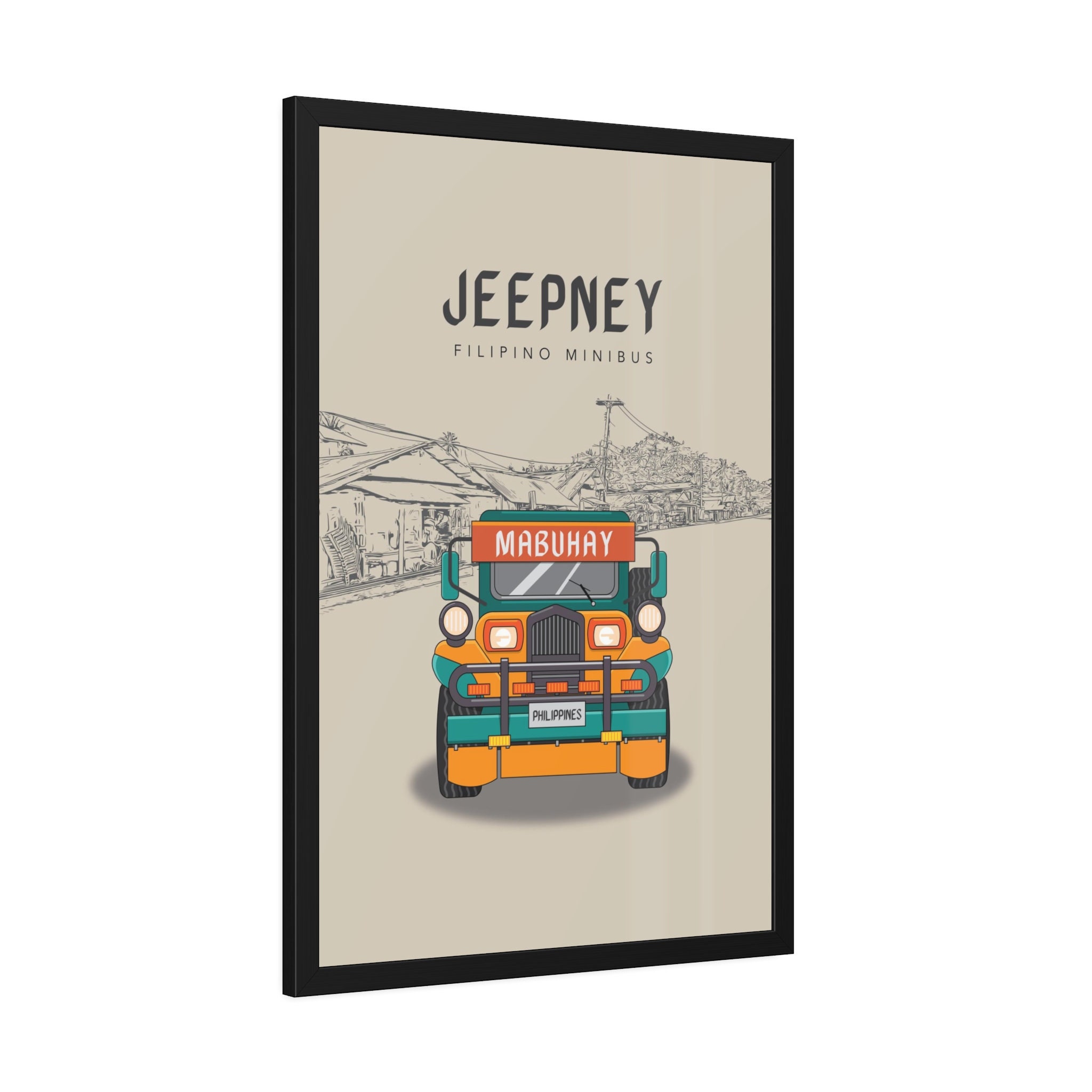 JEEPNEY Filipino Art Philippines Poster Philippines Wall - Etsy