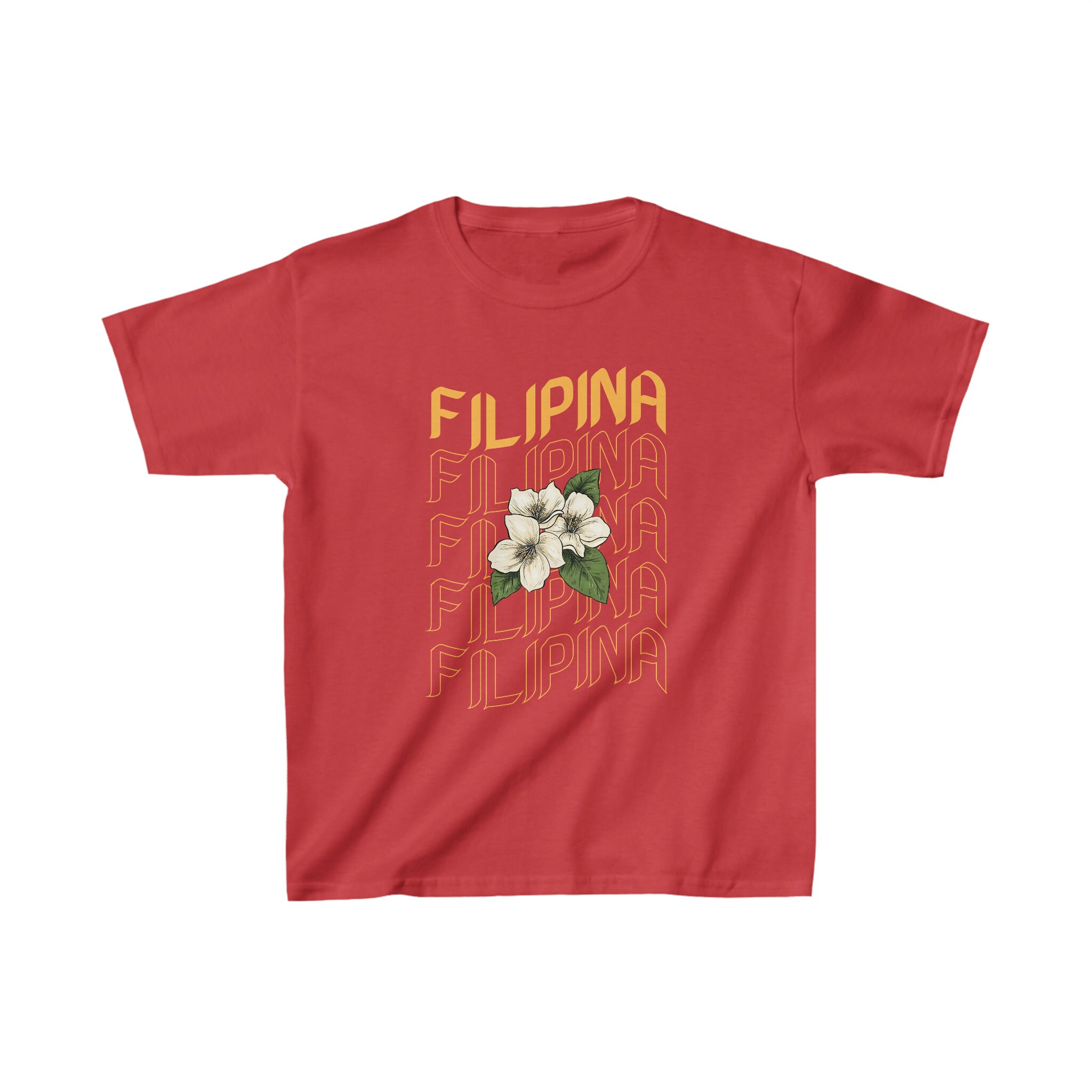 KIDS Filipina Sampaguita Kids Tee Filipino Clothes Gift Filipino ...