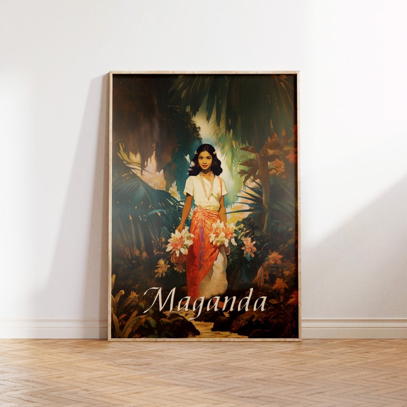 MAGANDA Filipino Art Philippines Art Philippines Wall Art L Philippines ...