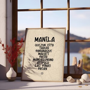 ROLL CALL - Manila | Filipino Poster | Philippines Wall Art | Gift ...