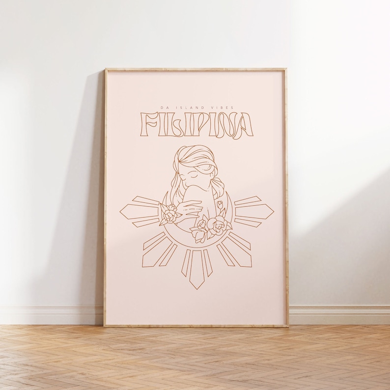 FILIPINA SUN | Abstract Minimalist Art | Filipino Art | Phillipines Art ...
