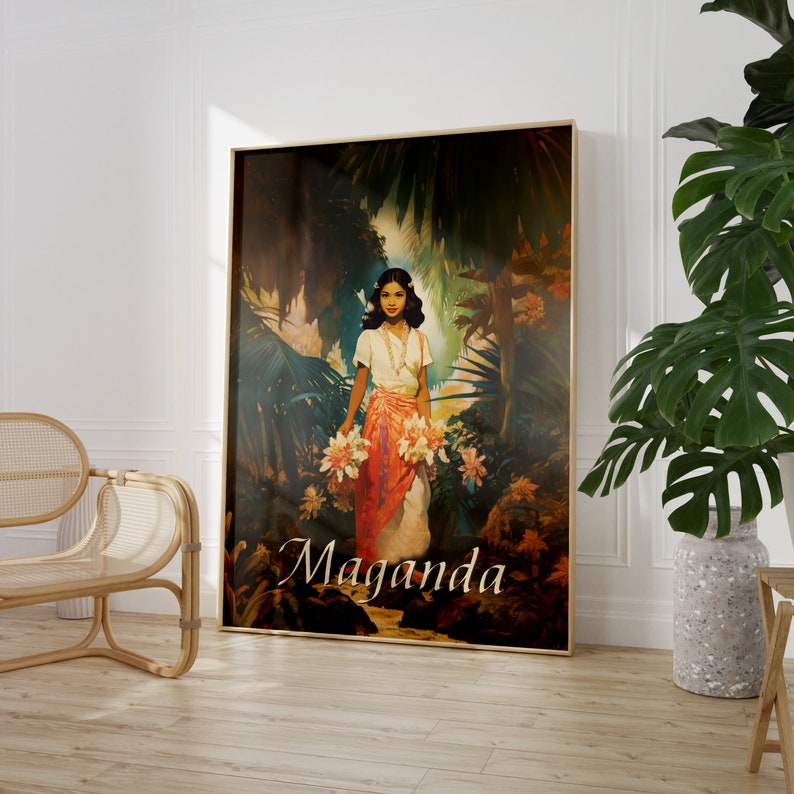 MAGANDA | Filipino Art | Philippines Art | Philippines Wall Art L ...