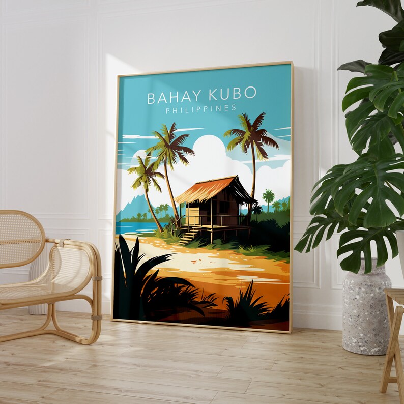 BAHAY KUBO | Filipino Art | Philippines Art | Philippines Wall Art L ...