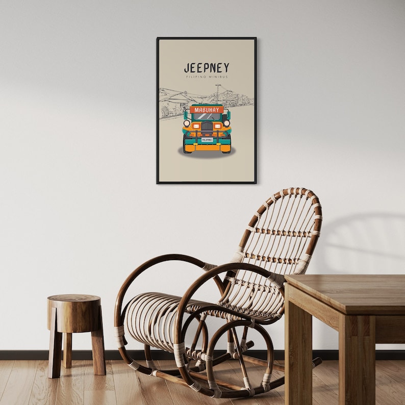JEEPNEY | Filipino Art | Philippines Poster | Philippines Wall Art - Etsy