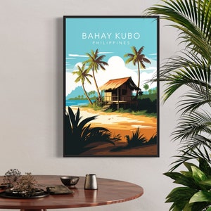 BAHAY KUBO | Filipino Art | Philippines Art | Philippines Wall Art L ...