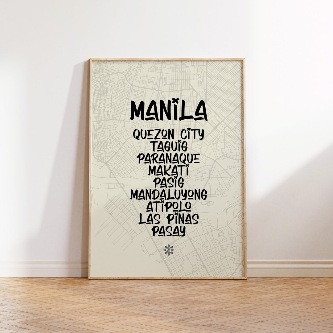ROLL CALL - Manila | Filipino Poster | Philippines Wall Art | Gift ...