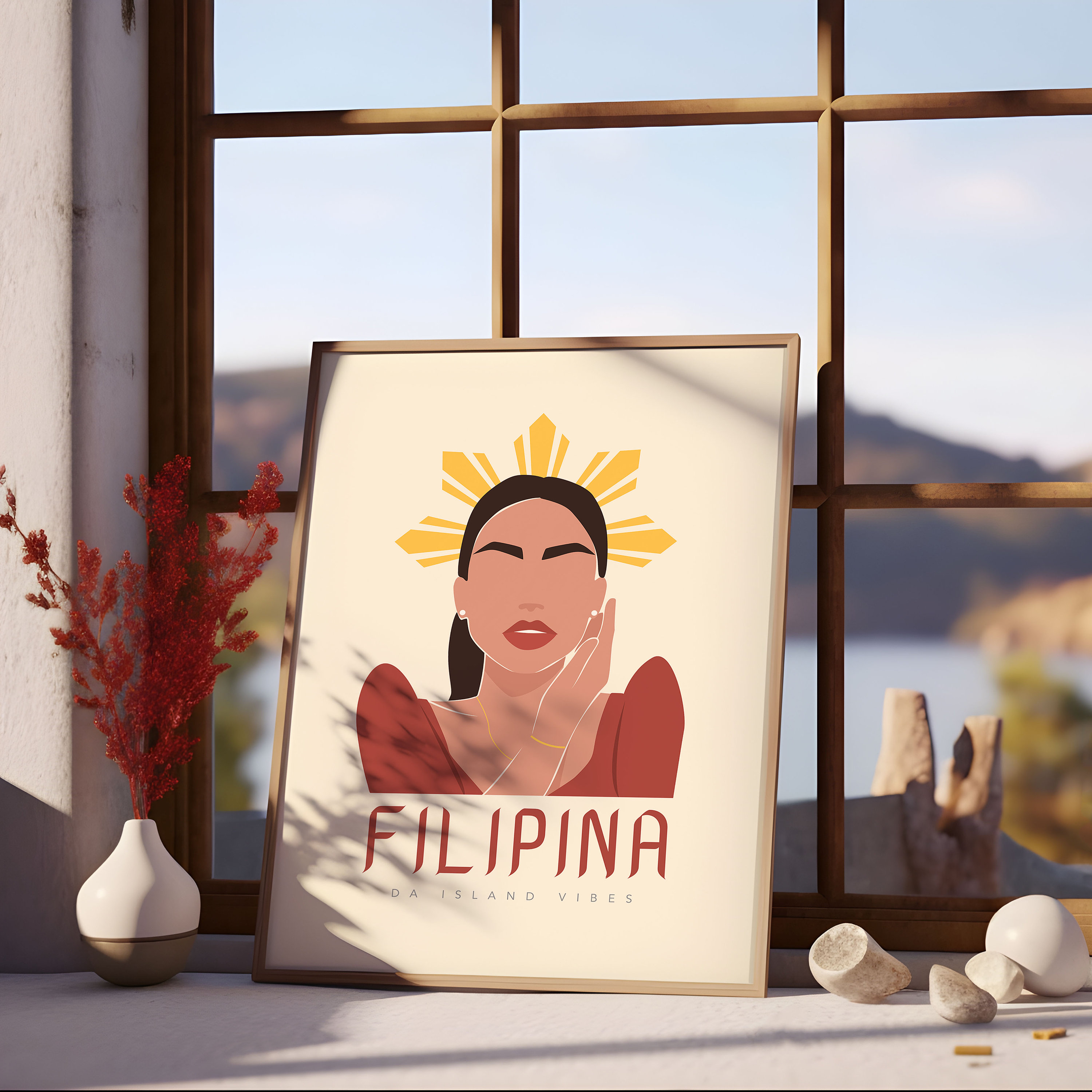 FILIPINIA CROWN | Abstract Minimalist Art | Minimalist Filipino Art ...