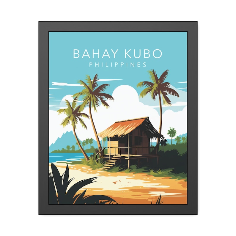 BAHAY KUBO | Filipino Art | Philippines Art | Philippines Wall Art L ...