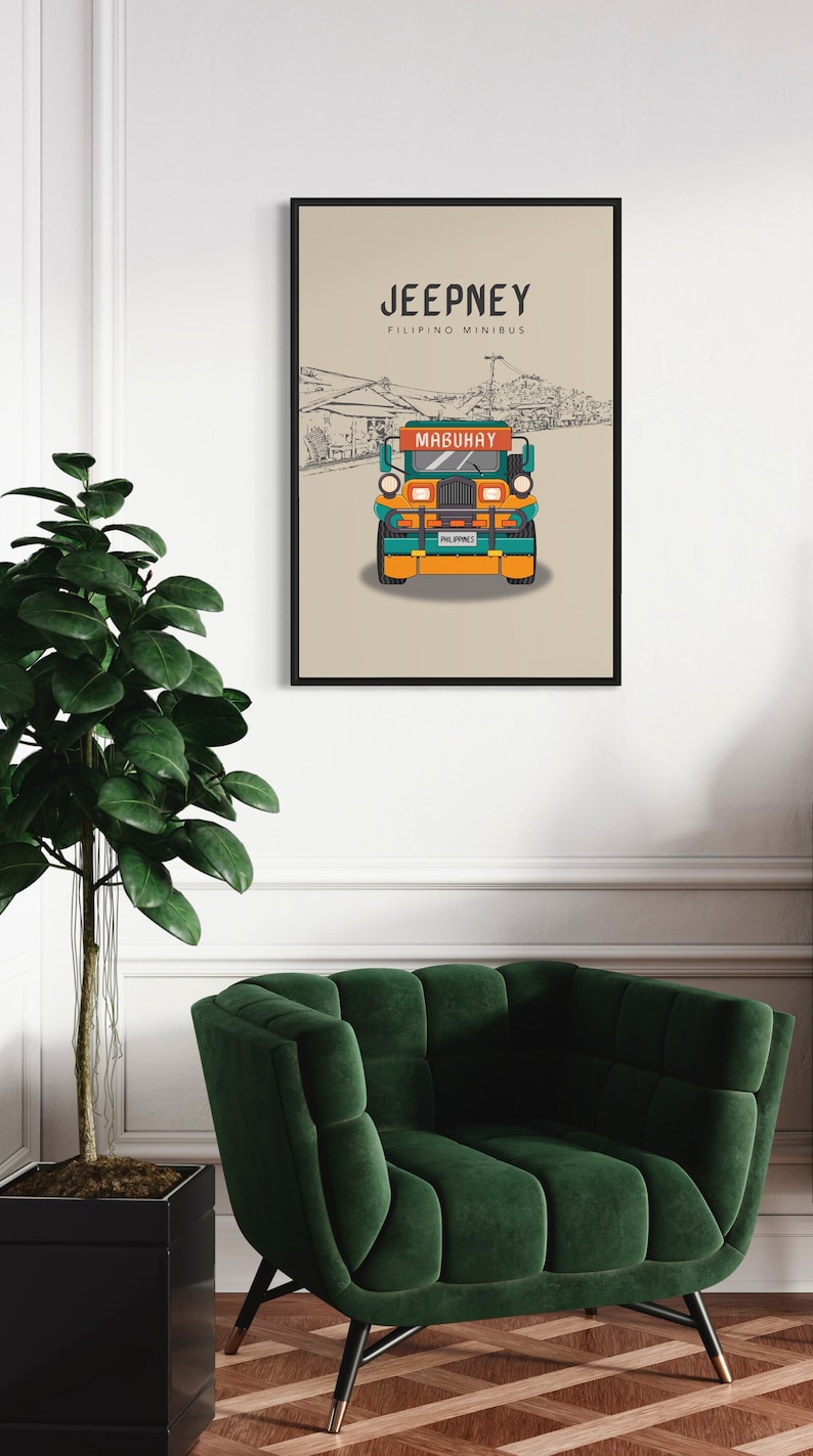 JEEPNEY | Filipino Art | Philippines Poster | Philippines Wall Art - Etsy