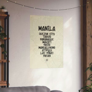 ROLL CALL - Manila | Filipino Poster | Philippines Wall Art | Gift ...
