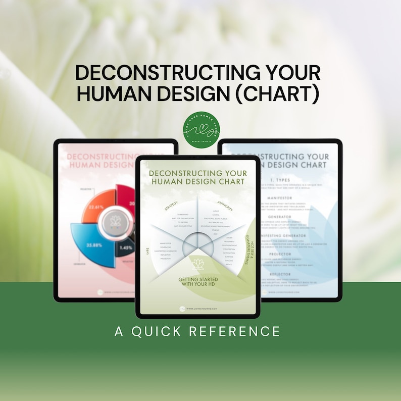 Breaking Down Your Human Design Chart (quick Reference) - Etsy