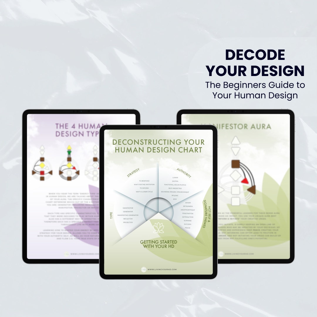 Decode Your Design the Beginners Guide to Your Human Design - Etsy