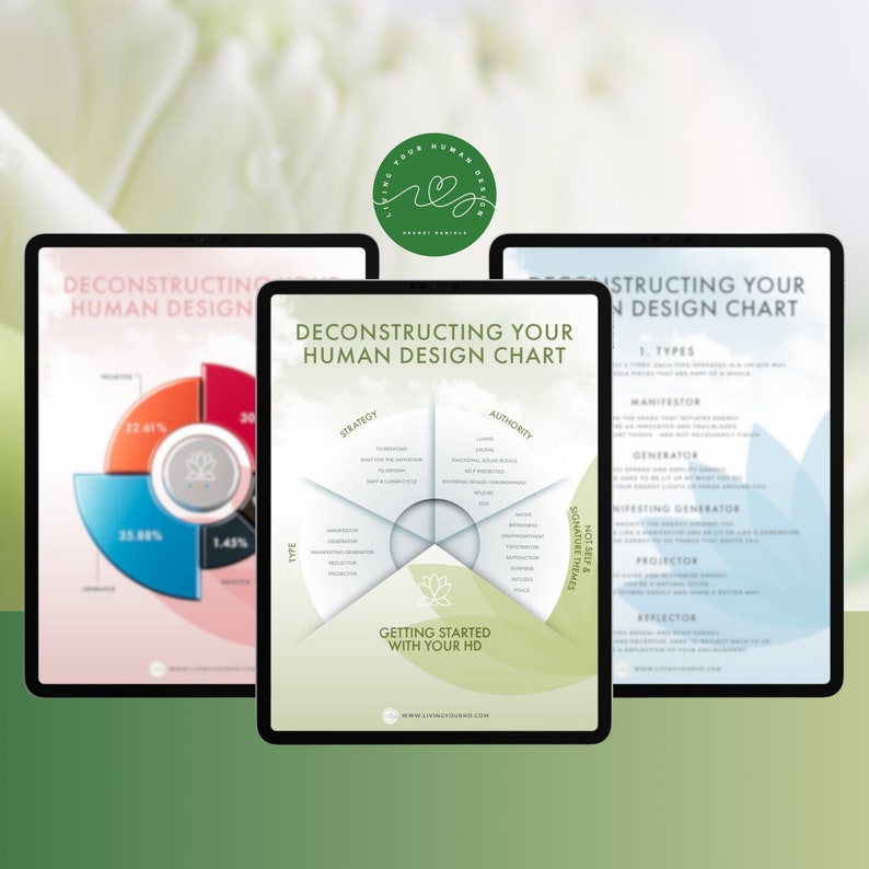 Breaking Down Your Human Design Chart quick Reference - Etsy