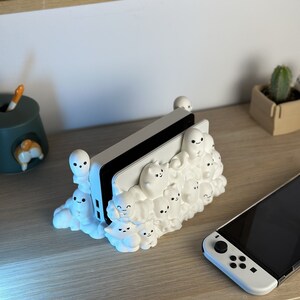 Nintendo Switch Ghost Dock, Switch Cloud Stand, Switch Ghost Accessory ...