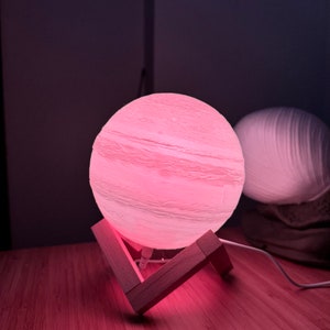 NASA Space Planet Lamps, Multi-color Moon, Saturn, Pluto, Earth, Sun ...