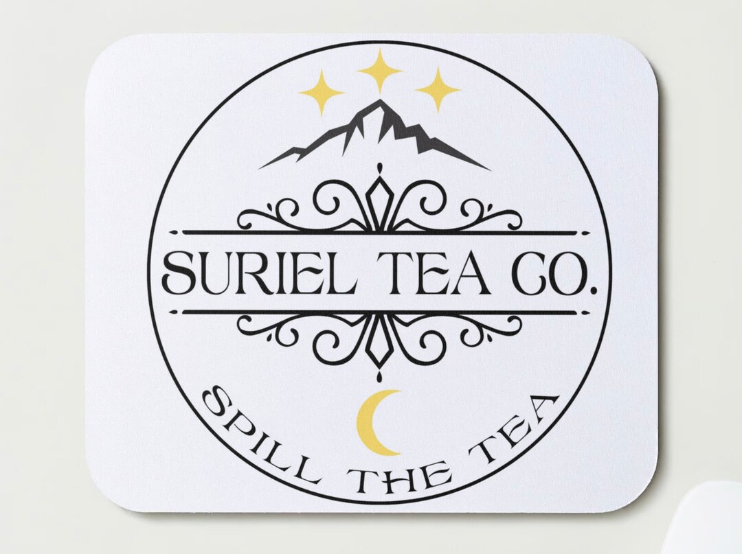 Suriel Tea Co. Mouse Pad: Spill the Tea Design - Etsy
