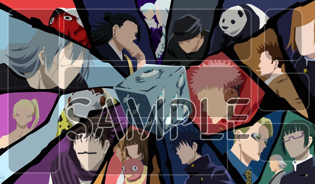 UNION ARENA Jujutsu Kaisen Custom 24x14 Playmat - Etsy