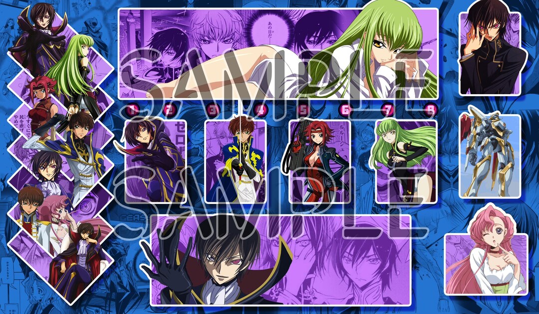 UNION ARENA Code Geass Custom 24x14 Playmat - Etsy