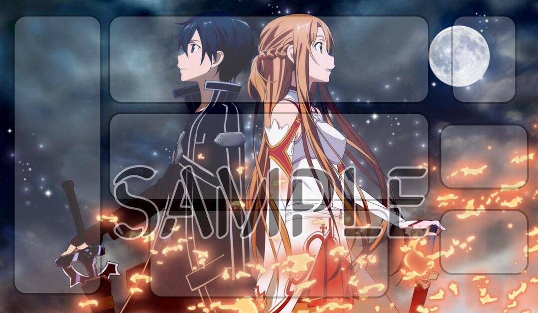 UNION ARENA SAO Sword Art Online Custom 24x14 Playmat - Etsy
