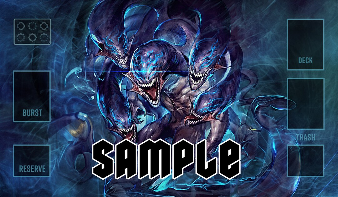 Hydra Battle Spirits Playmat TCG Card Game BSS Play Mat 24x14 Inch - Etsy