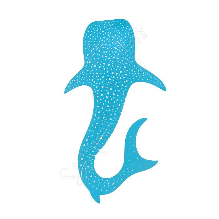 Whale Shark, Intricate Ocean Creature Sublimation Design - Digital ...
