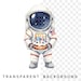 Watercolor Astronaut Clipart Bundle | Outer Space Planets Rocket Pngs ...